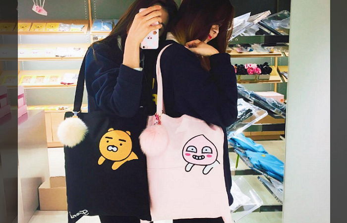 카카오프렌즈 신상 ‘라이언&어피치 에코백’ - 인사이트