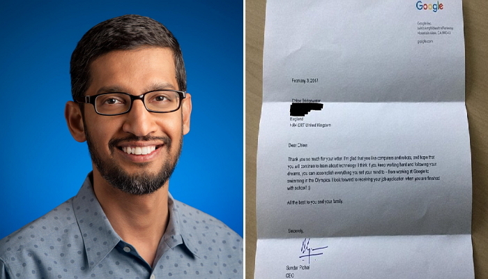 7살 소녀의 입사희망 편지에 직접 답장해준 구글 CEO - 인사이트