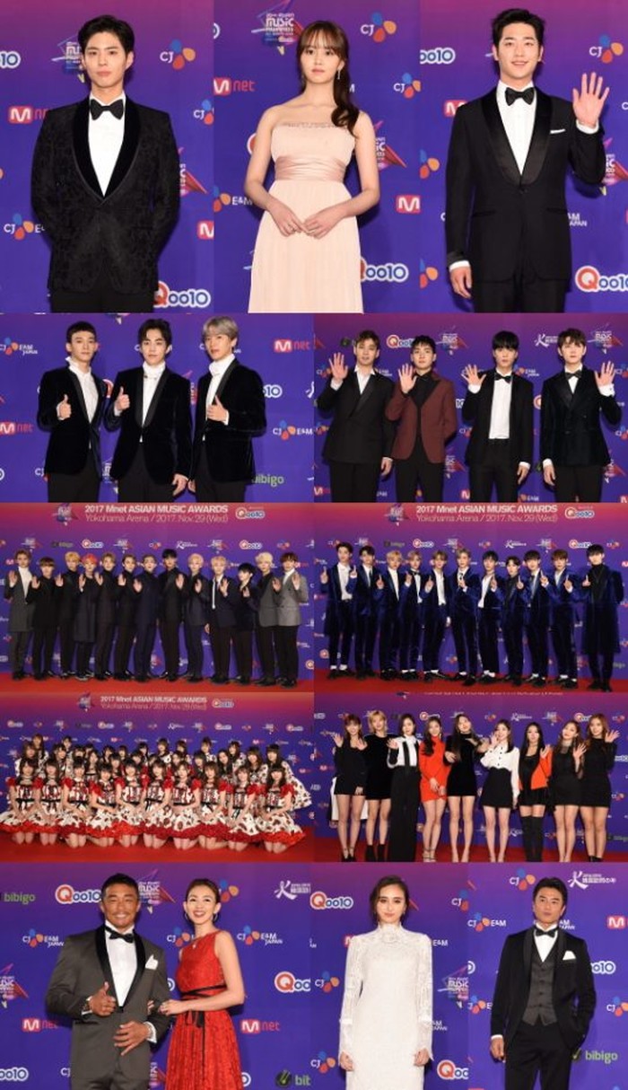 Winners Of 2017 Mnet Music Awards(MAMA) In Japan