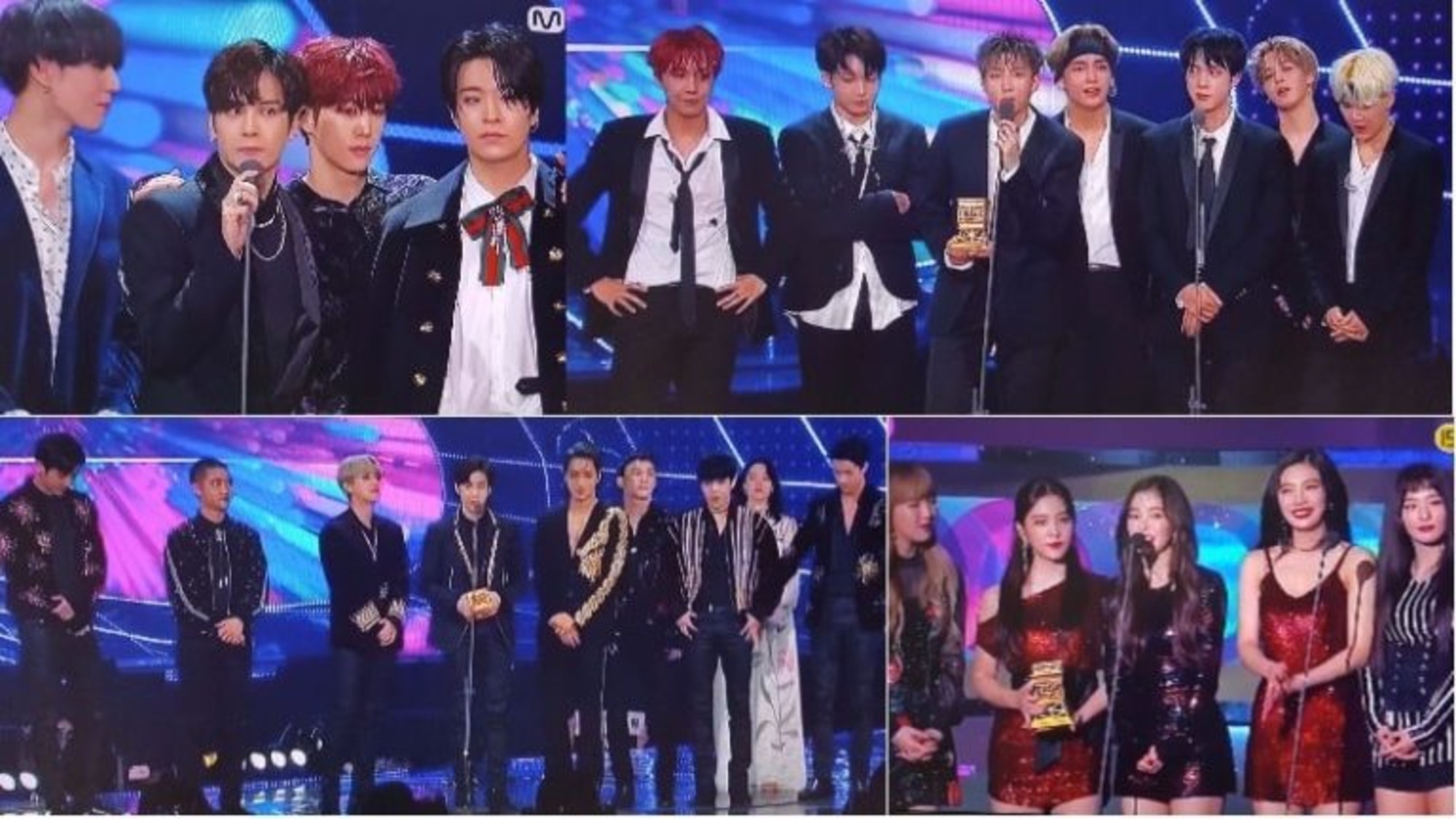 Winners Of 2017 Mnet Music Awards(MAMA) In Hong Kong