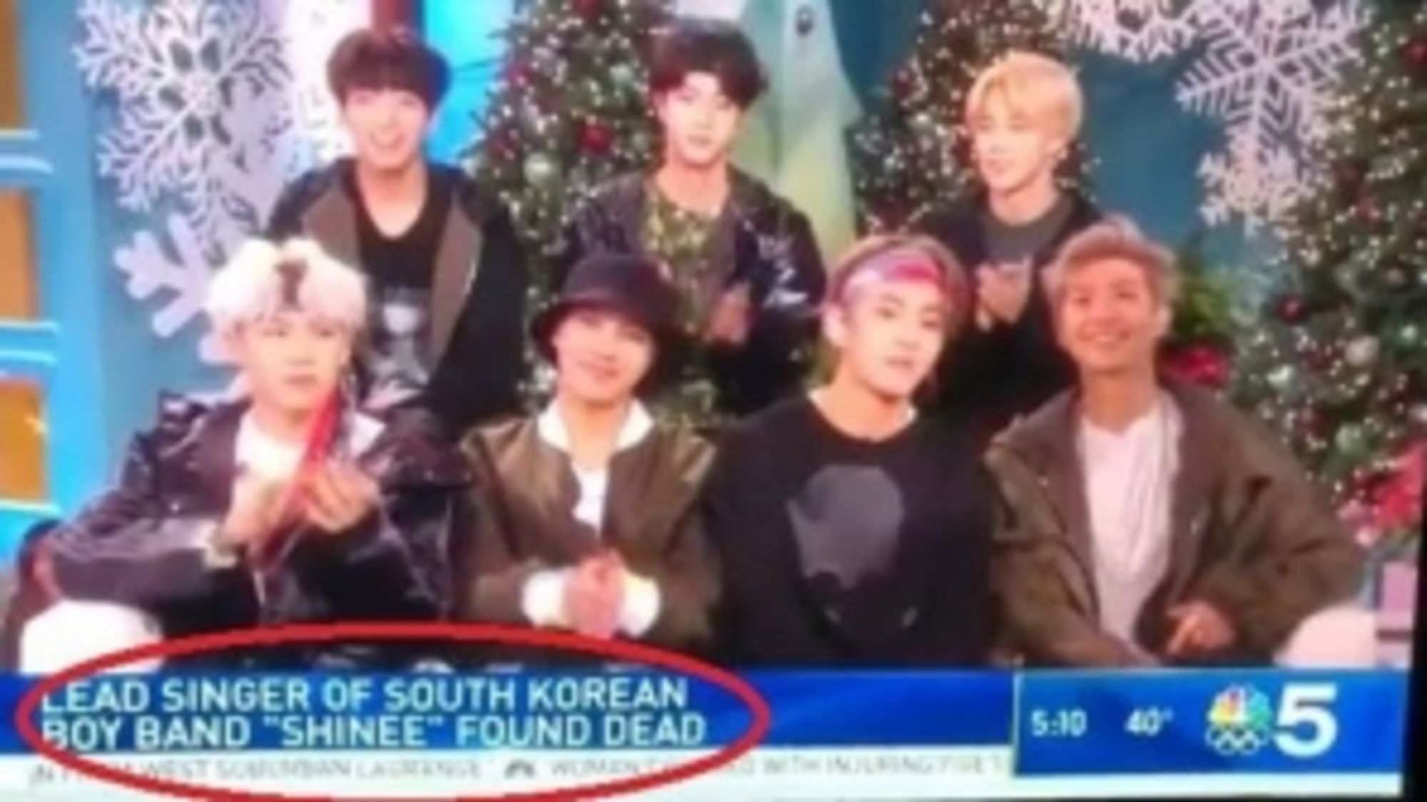 NBC Chicago Mistakes BTS For SHINee In Report About Jonghyun’s Death