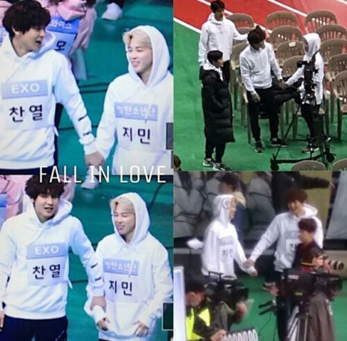 9 Beautiful Moments From The Blooming Friendship Between EXO And BTS