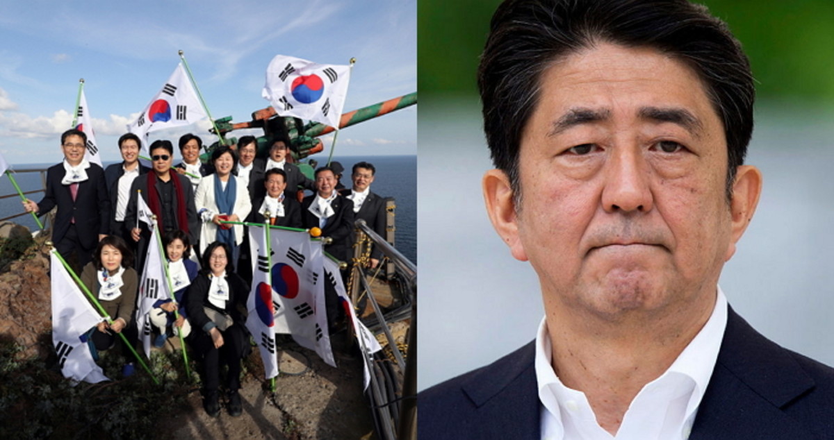 한국의 ‘욱일기 반대+독도 방문’ 보며 처음으로 입 연 아베의 한 마디 - 인사이트