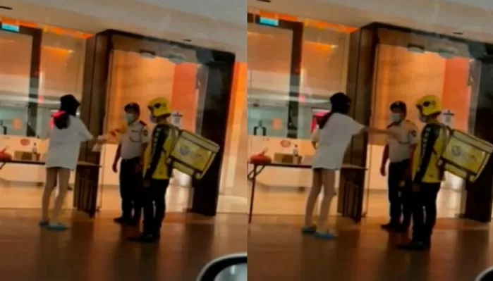 보안 때문에 집앞으로 배달 못받자 내려와 ‘경비원·라이더’에 음료 뿌려 화풀이한 여성 - 인사이트