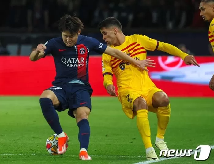 ‘이강인 61분 출전’ PSG, UCL 8강 1차전서 바르셀로나에 2-3 패배 - 인사이트
